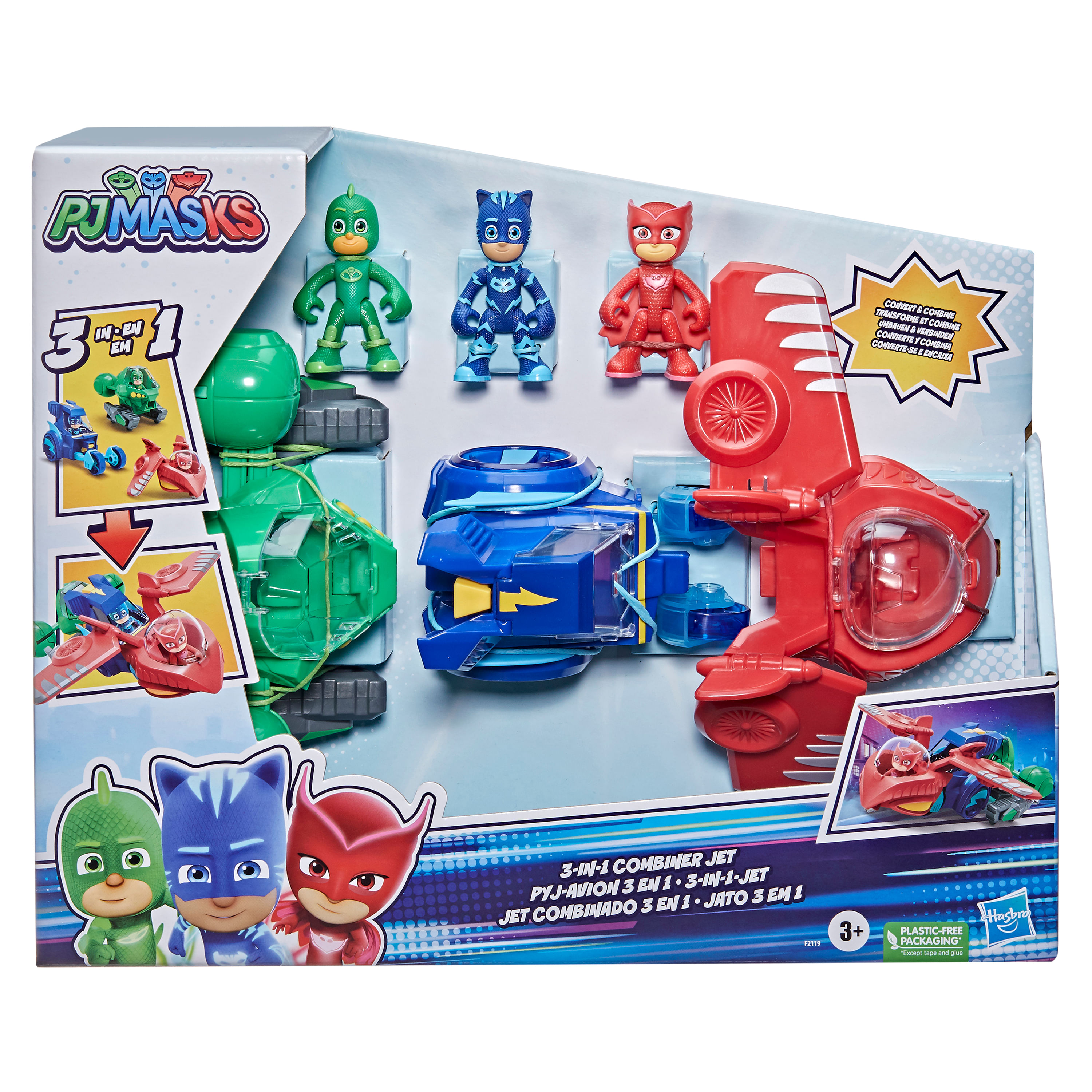 Pj Masks Jet Combinado 3 En 1