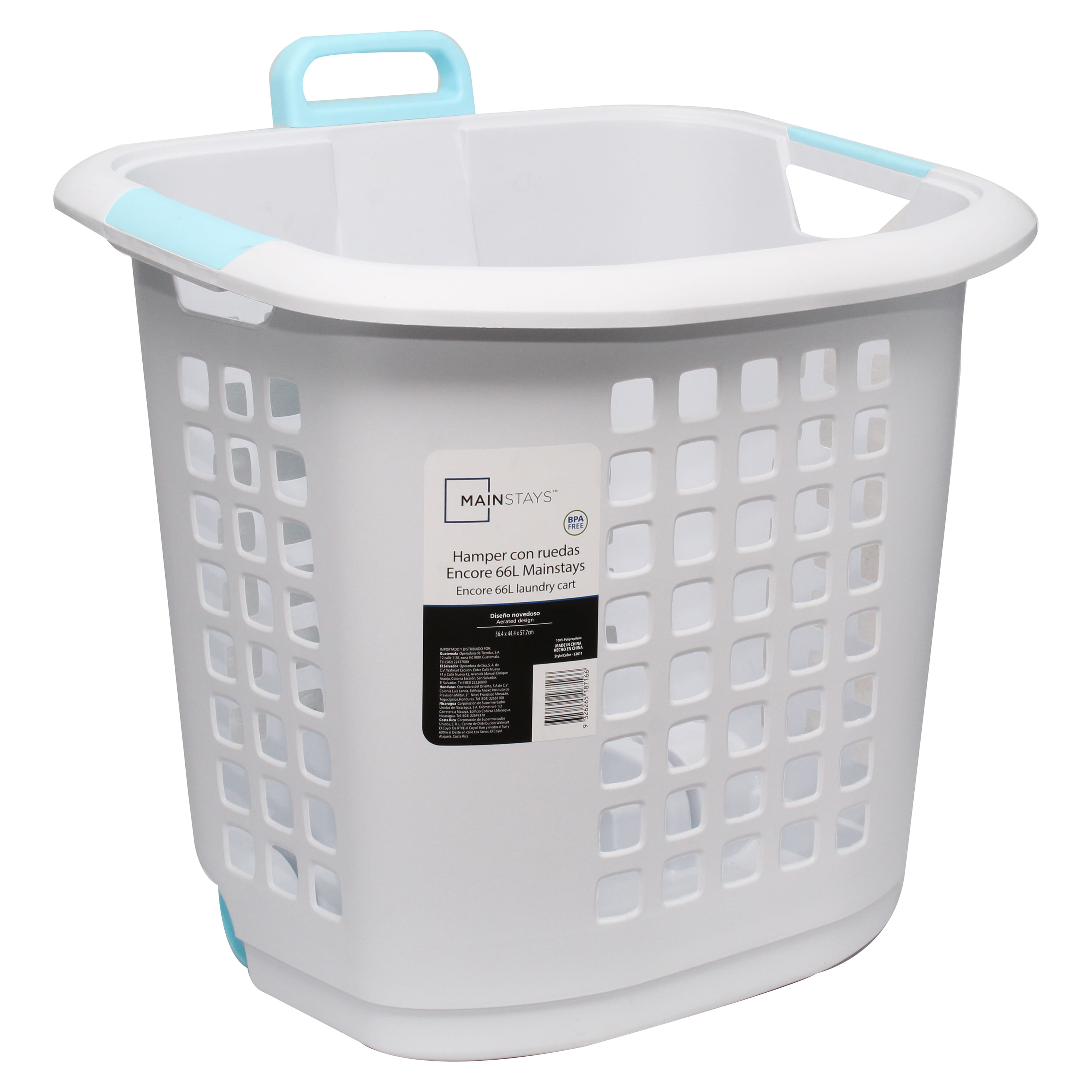 Hamper Con Ruedas Encore 66L Mainstays