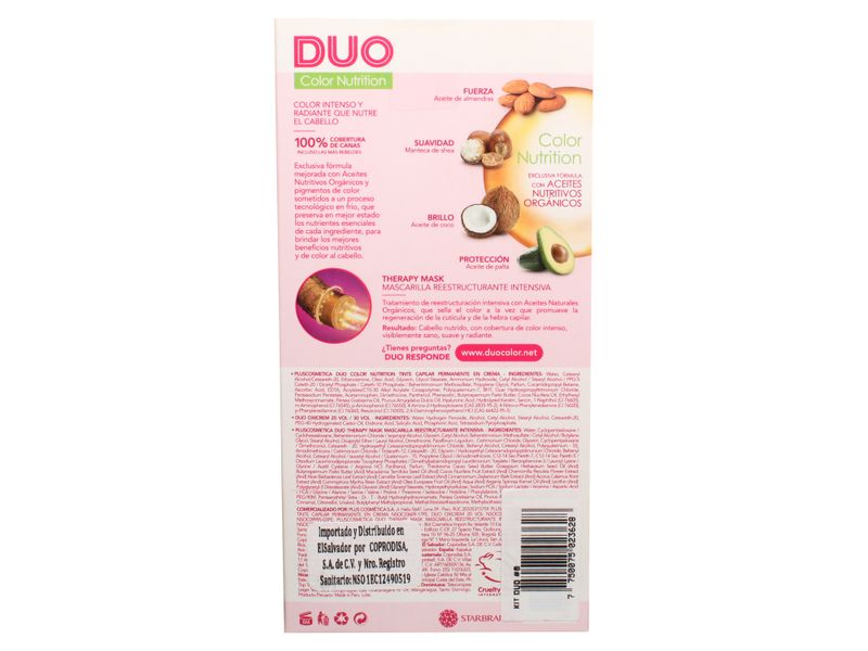 Comprar Tinte Duo Color Tono 6 Rubio Oscur 230Ml | Walmart El Salvador