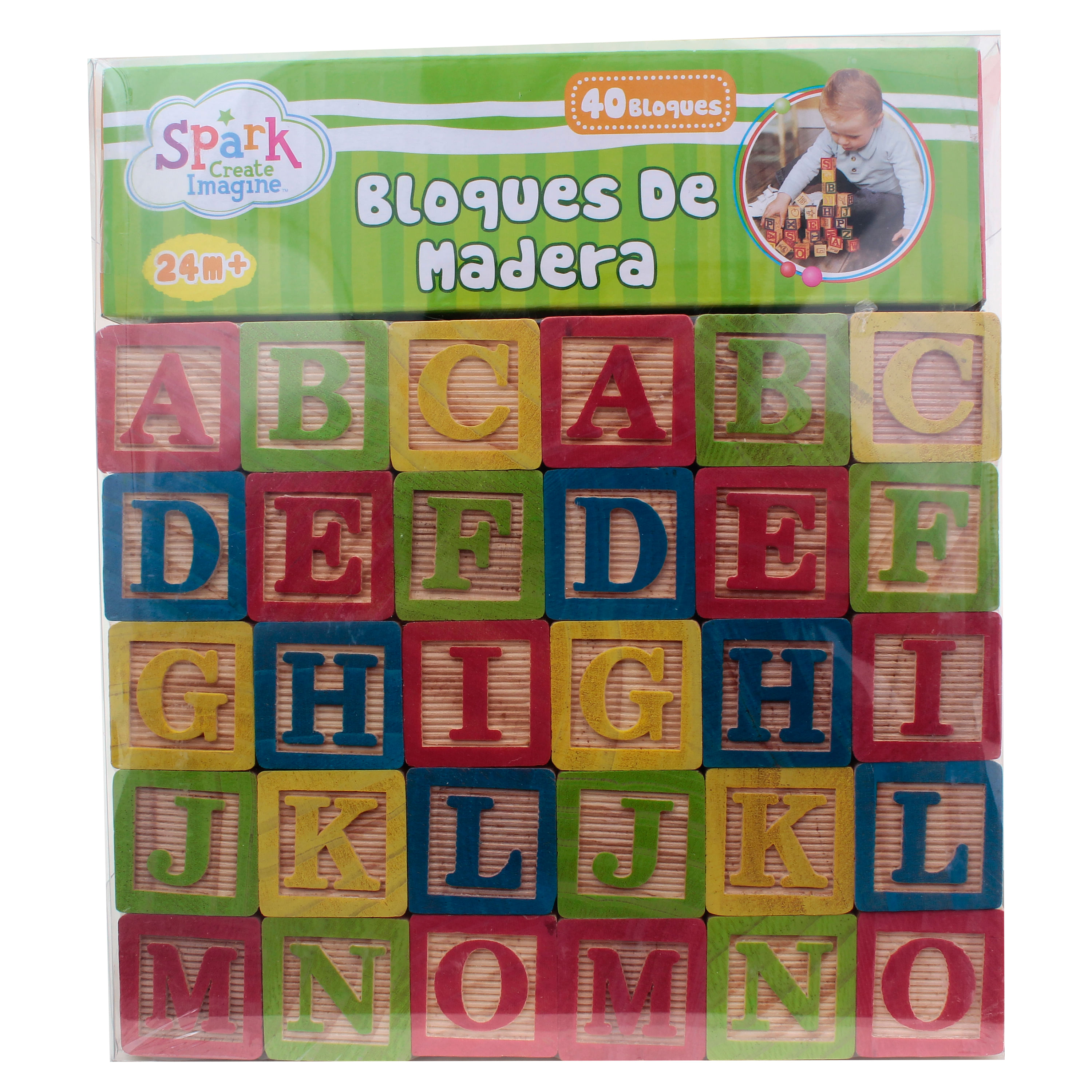 Comprar 40 piezas de bloques de letras, Spark Create Imagine, Madera ... Comprar 40 piezas de bloques de letras, Spark Create Imagine, Madera ...