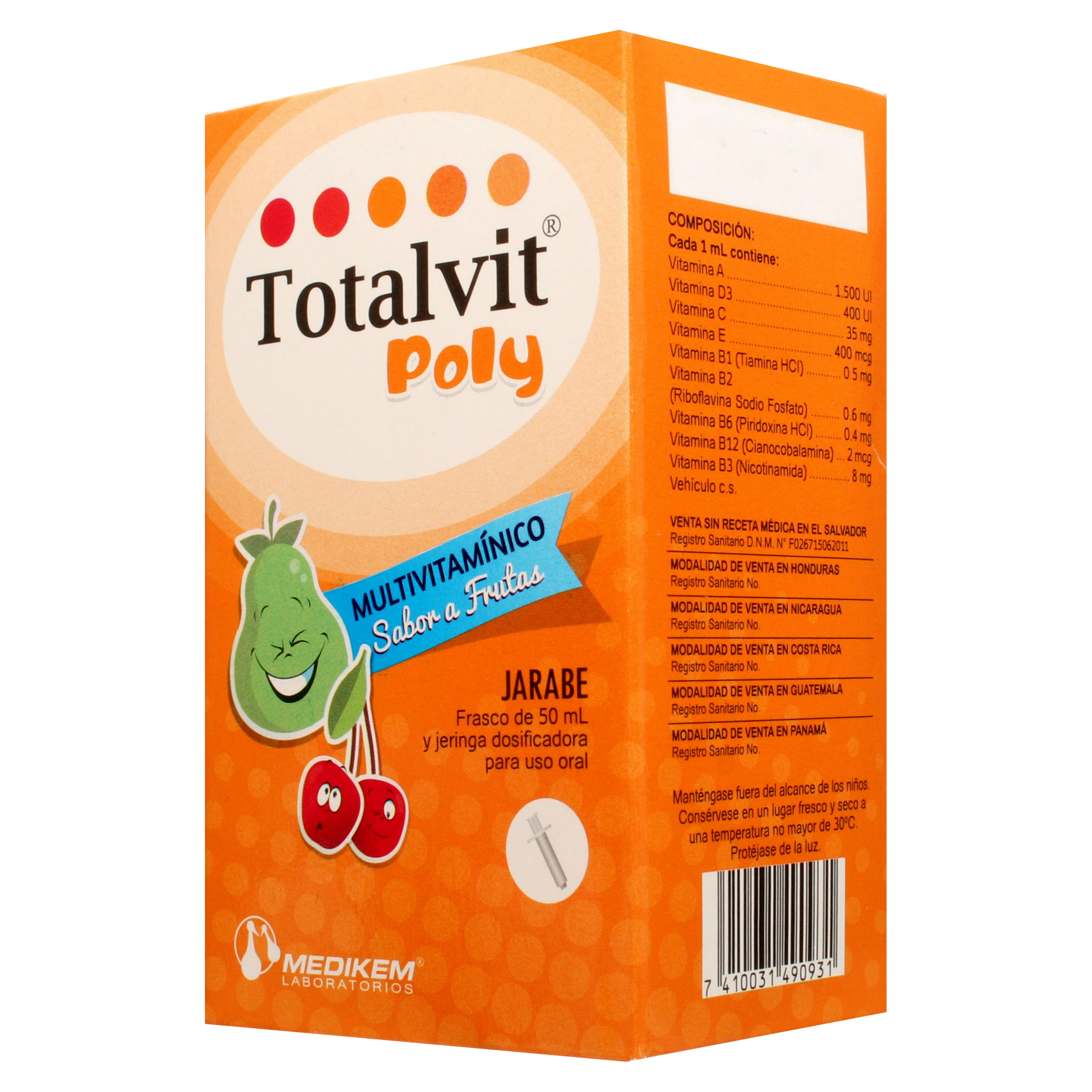 Comprar Totalvit Poly 50 ml Frasco | Walmart El Salvador