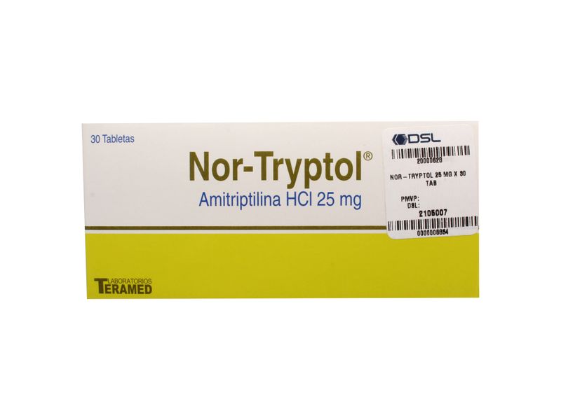 Comprar Tabletas Nor-Tryptol 25 mg X 30 Unidades | Walmart El Salvador