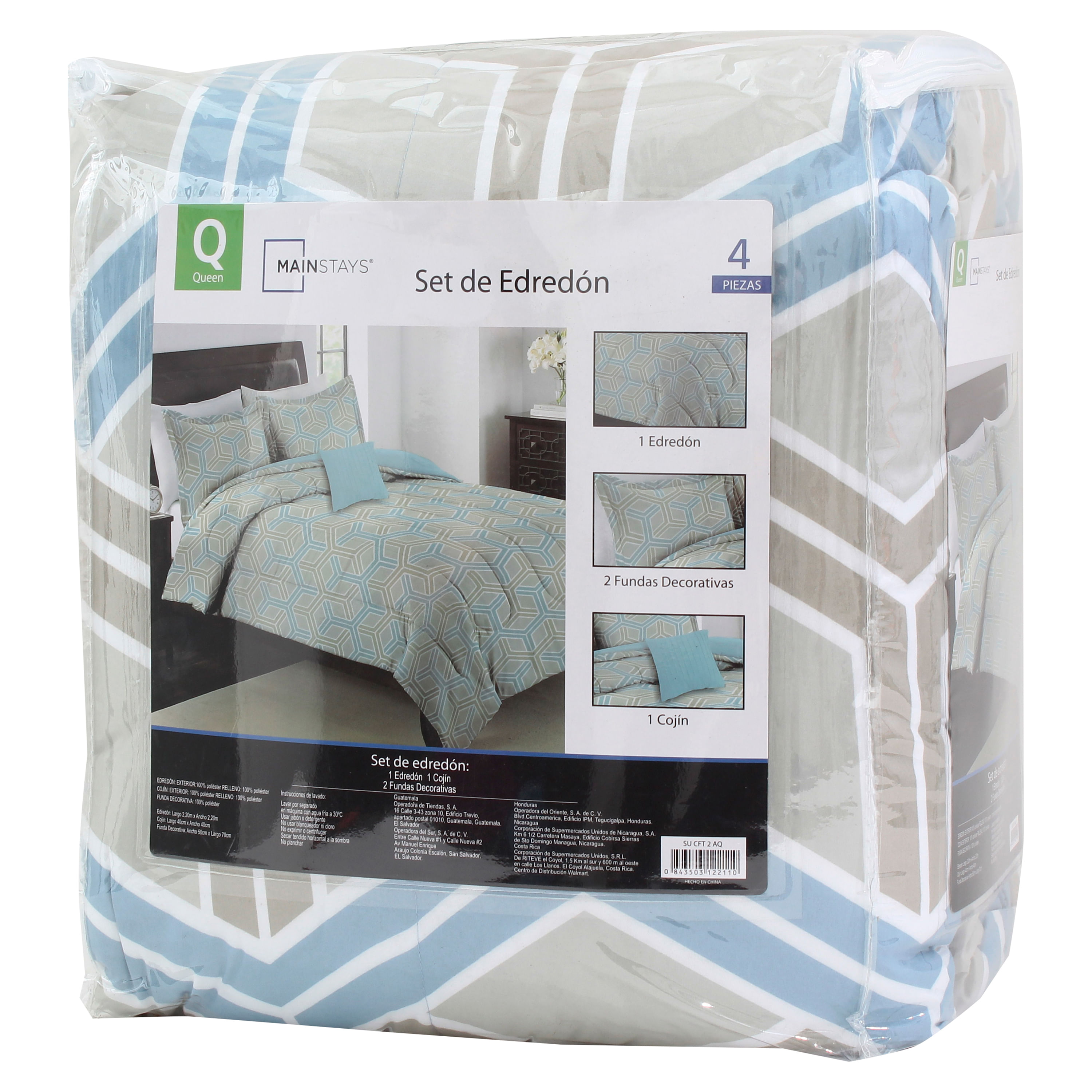 Comprar Mainstays Edredon Queen Geometrico | Walmart Guatemala ...