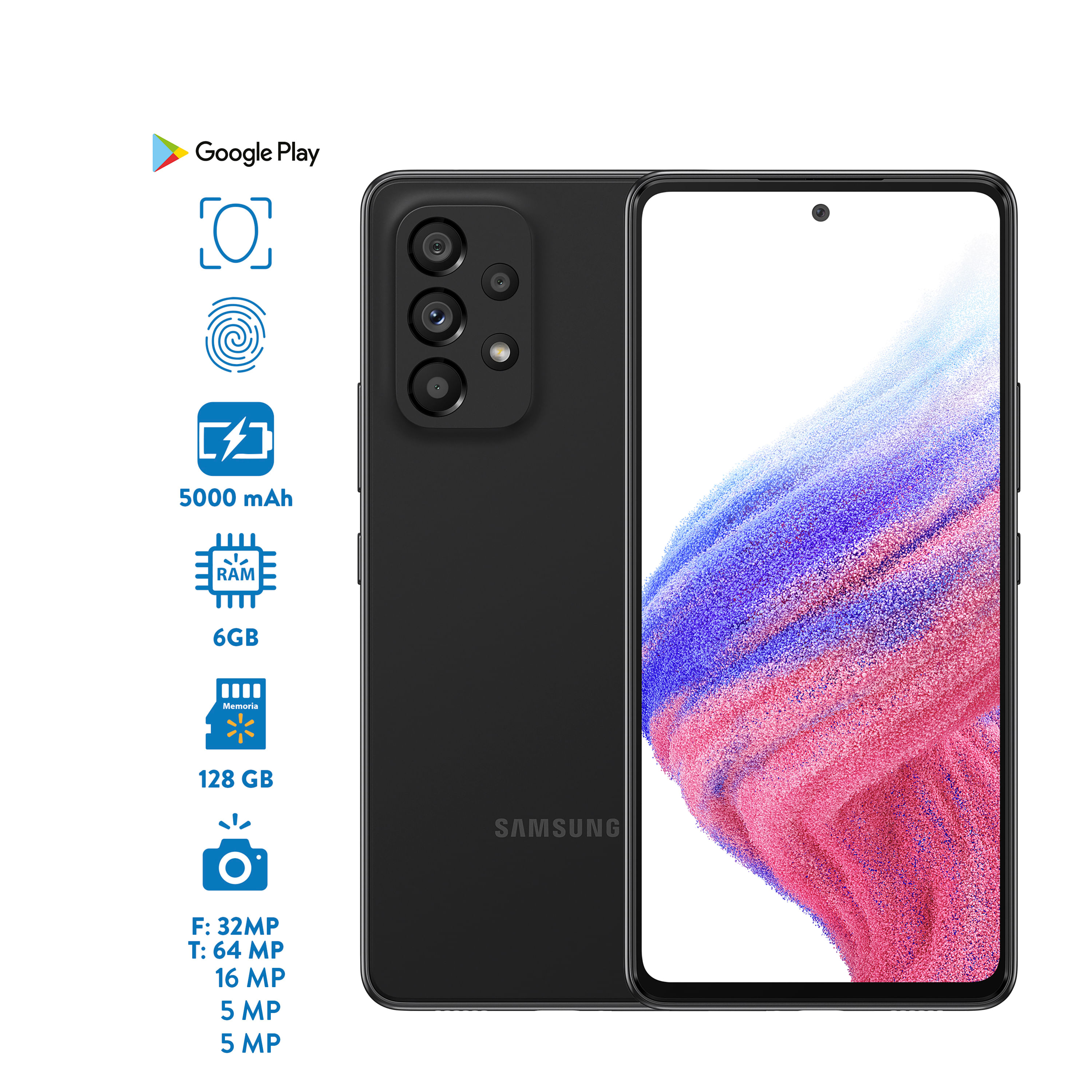Comprar Celular Samsung A53 128gb 6gb Walmart El Salvador