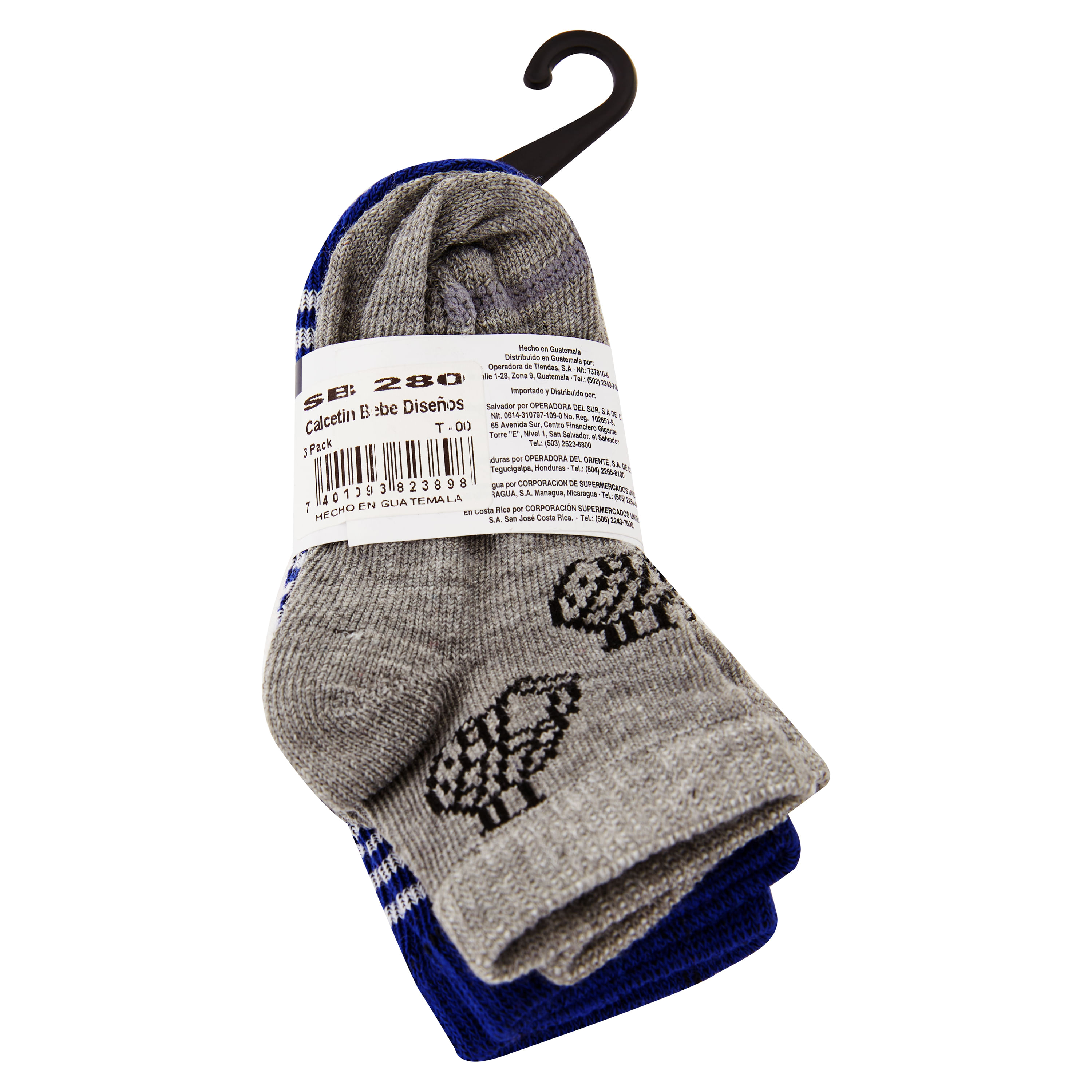 Comprar Calcet Simply Basic Diseno Bebe 3 Pk T00 | Walmart El Salvador ...
