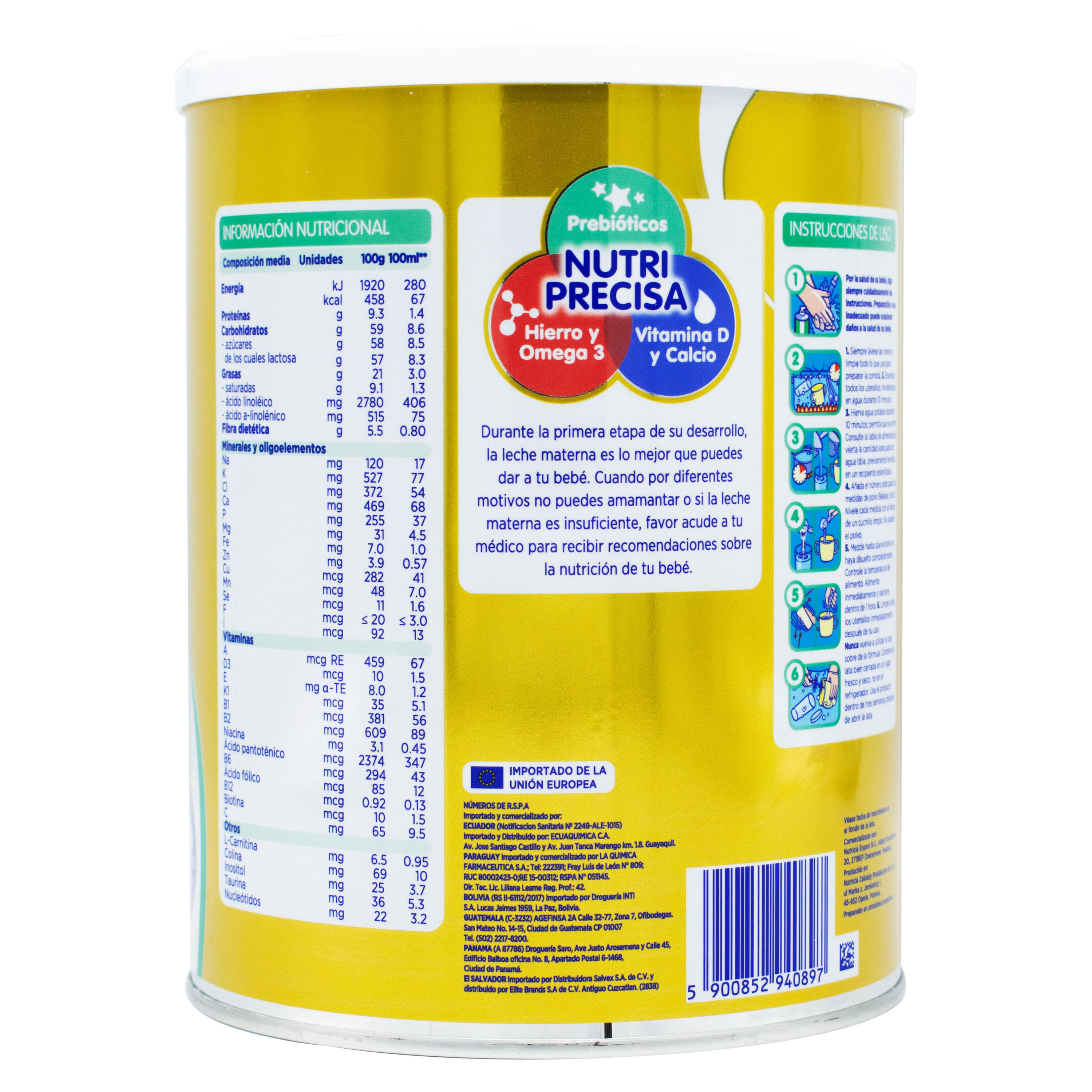 Comprar Fórmula Bebelac Gold P2 - 900 g | Walmart El Salvador - La ...