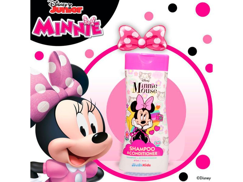 Comprar Shampoo Nevada 2in1 Minnie Mouse 473 ml | Walmart El Salvador
