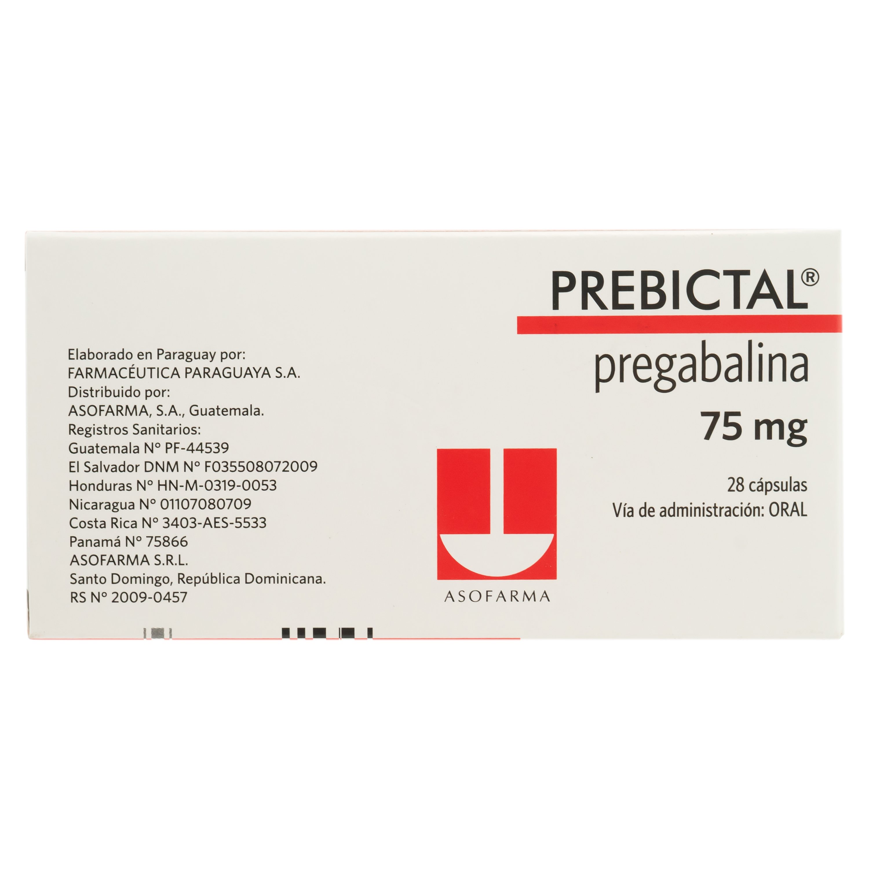 Comprar Prebictal 75Mg 28 Capsulas Ã˜Ã˜Ã˜ | Walmart El Salvador