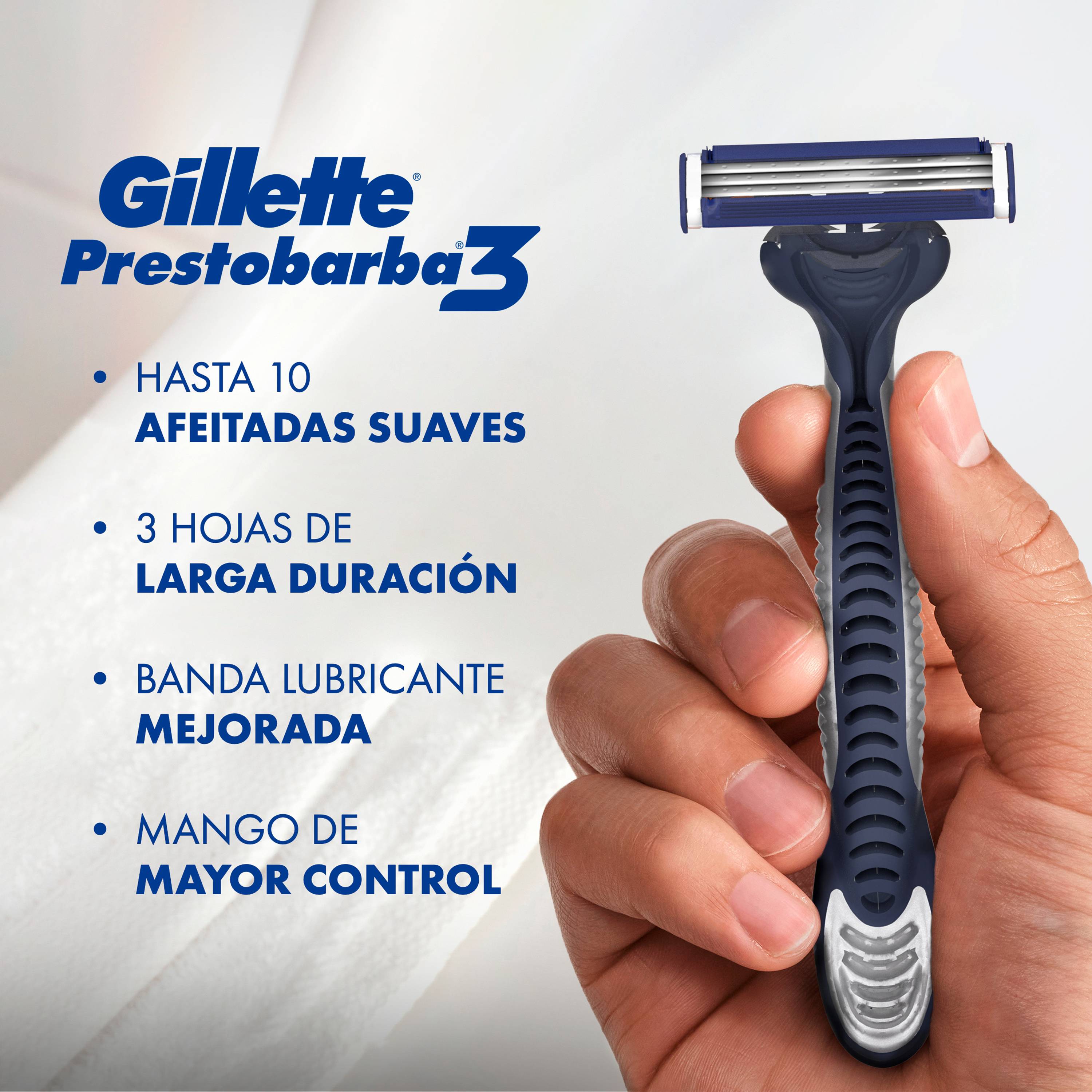 Comprar Máquinas Para Afeitar Desechables Gillette Prestobarba3 - 2 ...