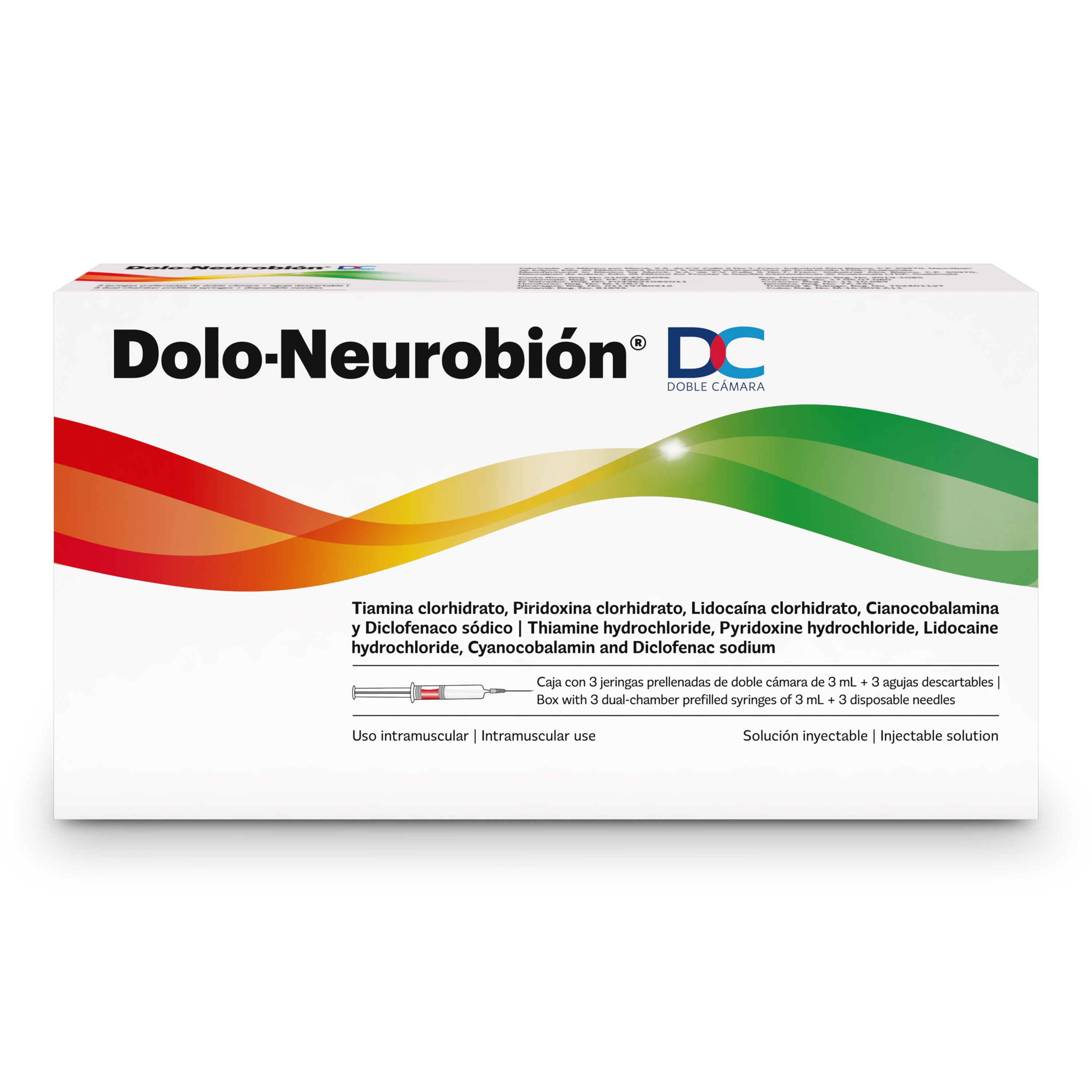 Comprar Dolo-Neurobion DC 3 ml caja 1 ampolla inyectable - Precio ...