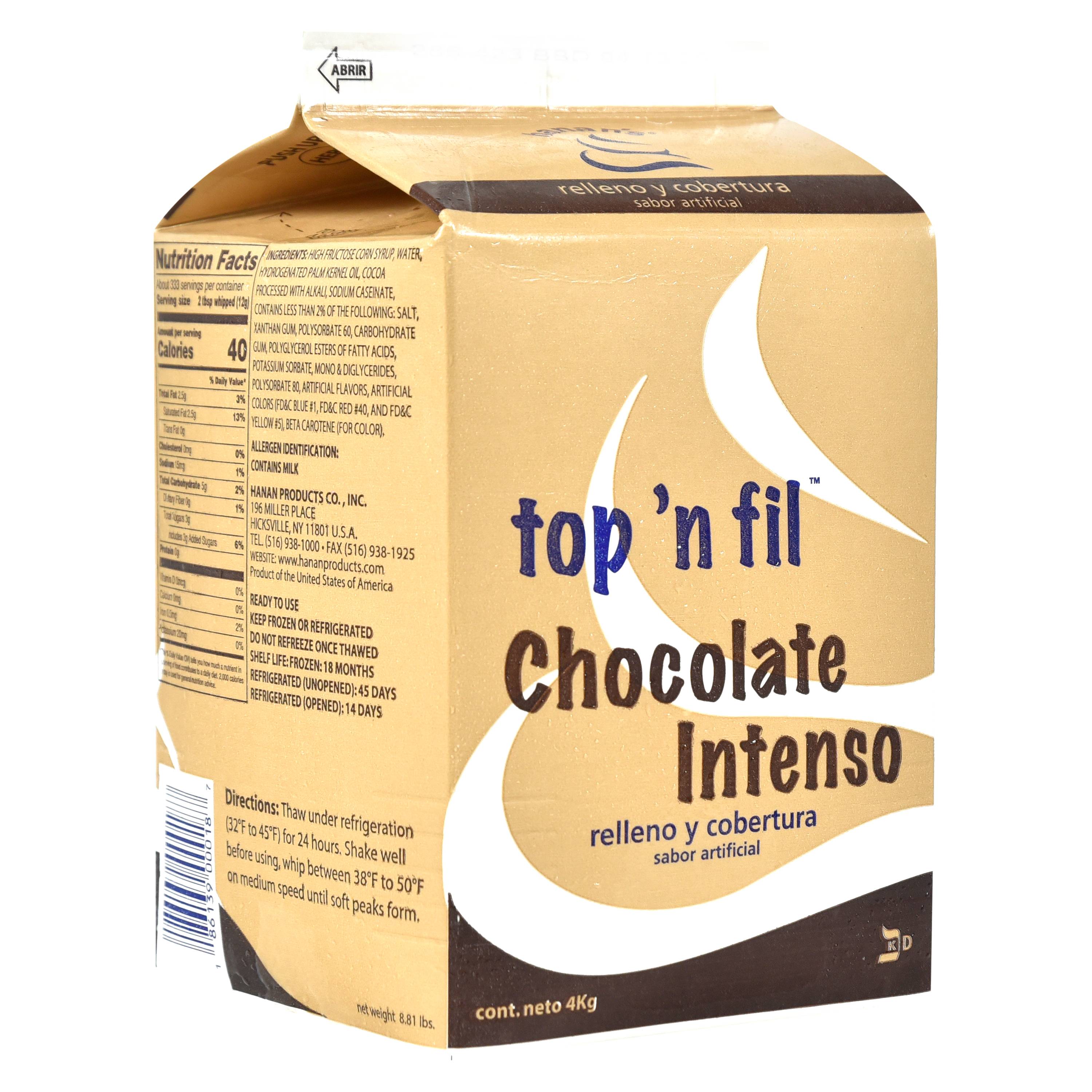 Crema Hanans Chocolate Intenso Mp - 1 galon - Walmart | Salvador
