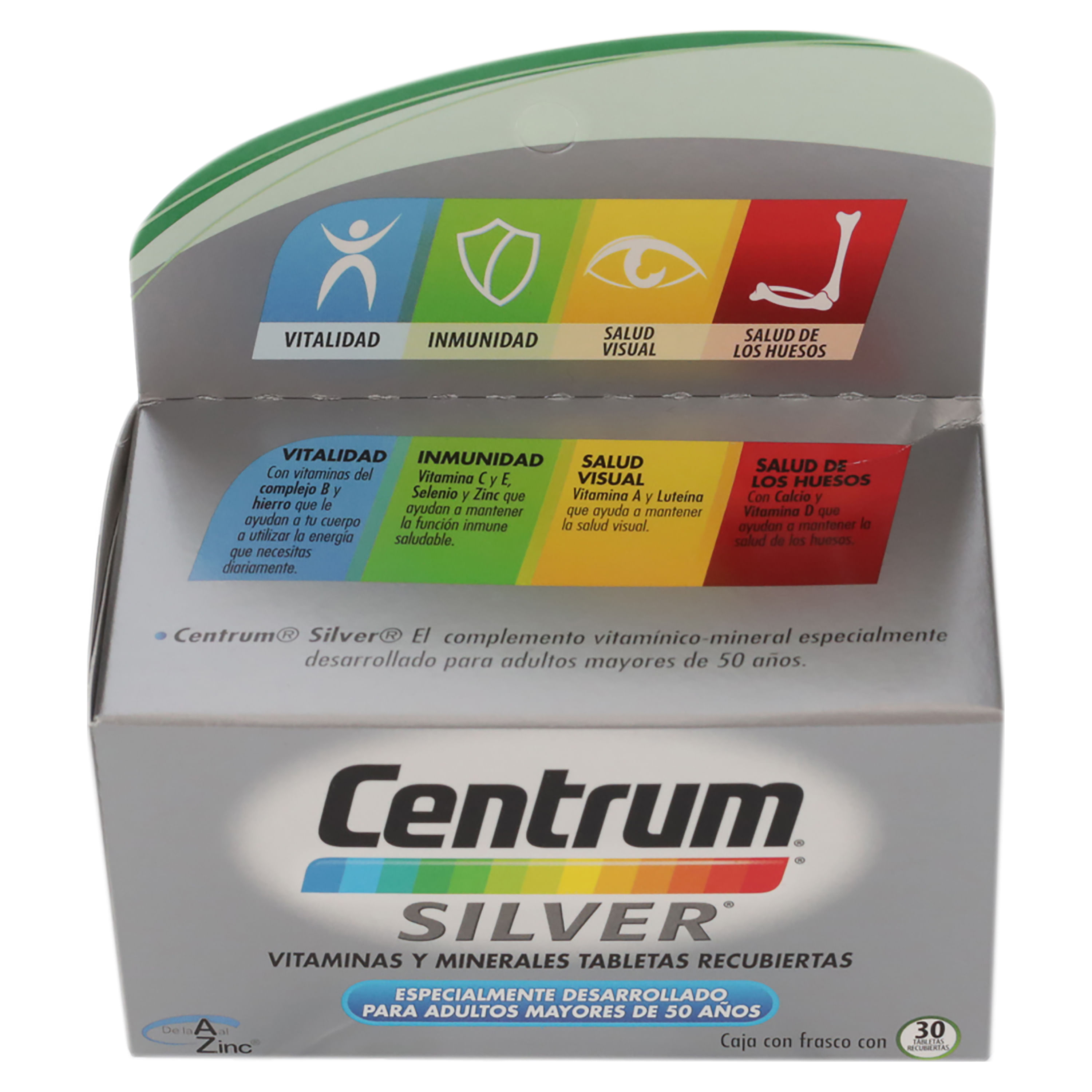 Comprar Multivitaminico Centrum Silver caja 30 tabletas -Precio ...
