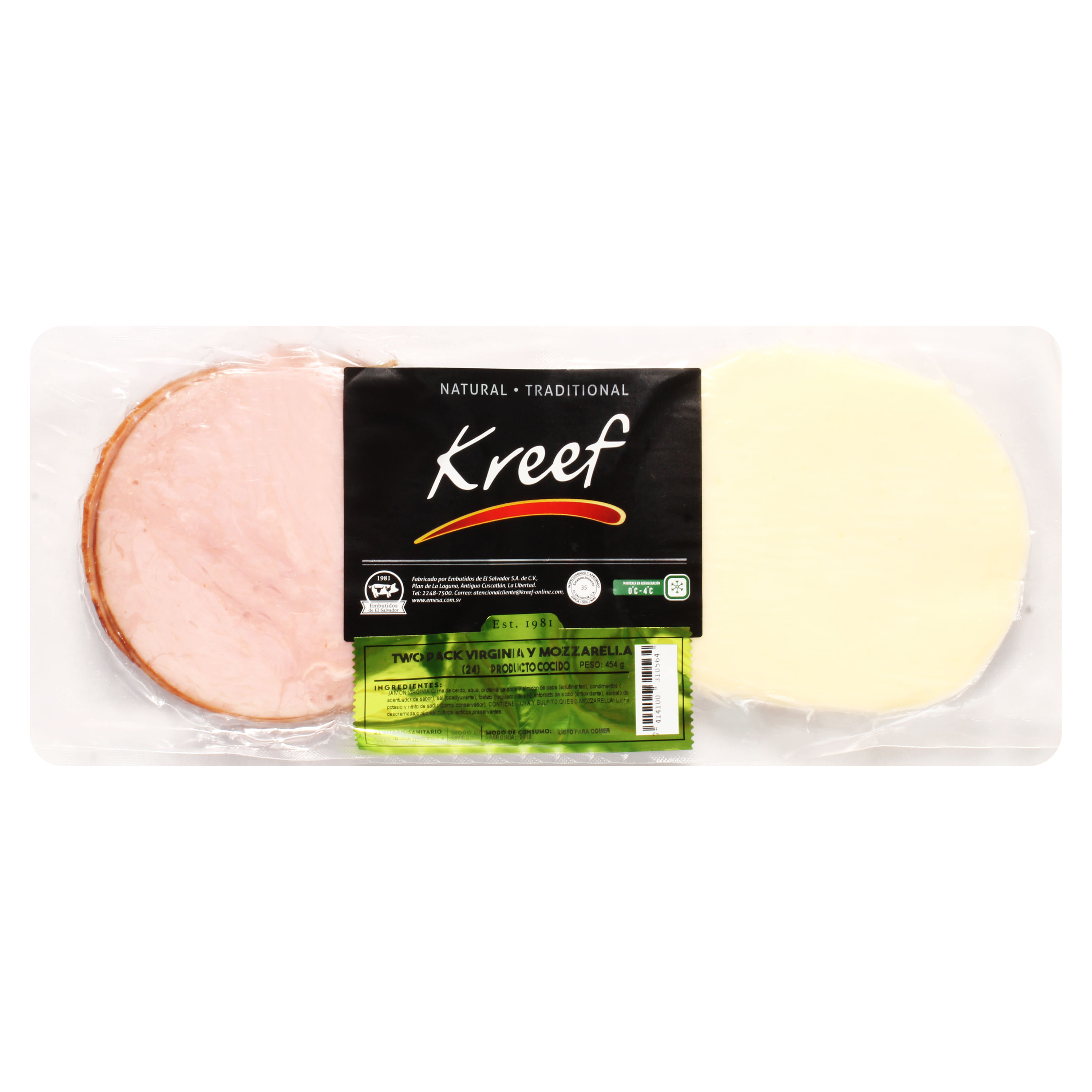Comprar Kreef Two Pack Virginia Y Mozarella | Walmart El Salvador