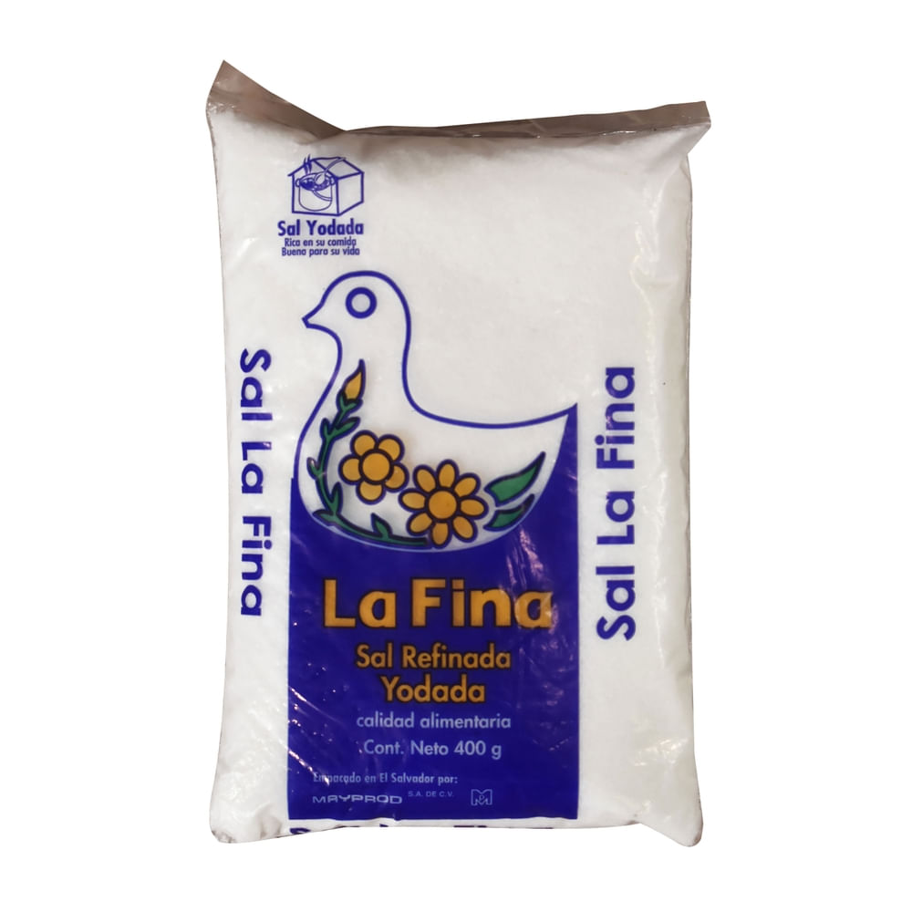 Comprar Sal Refinada La Fina Azul Yodada 454 g | Walmart El Salvador ...
