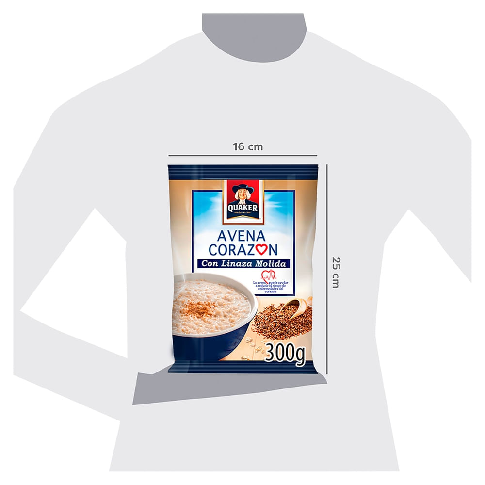 Comprar Avena Quaker Corazón Con linaza Molida - 300 g | Walmart San ...