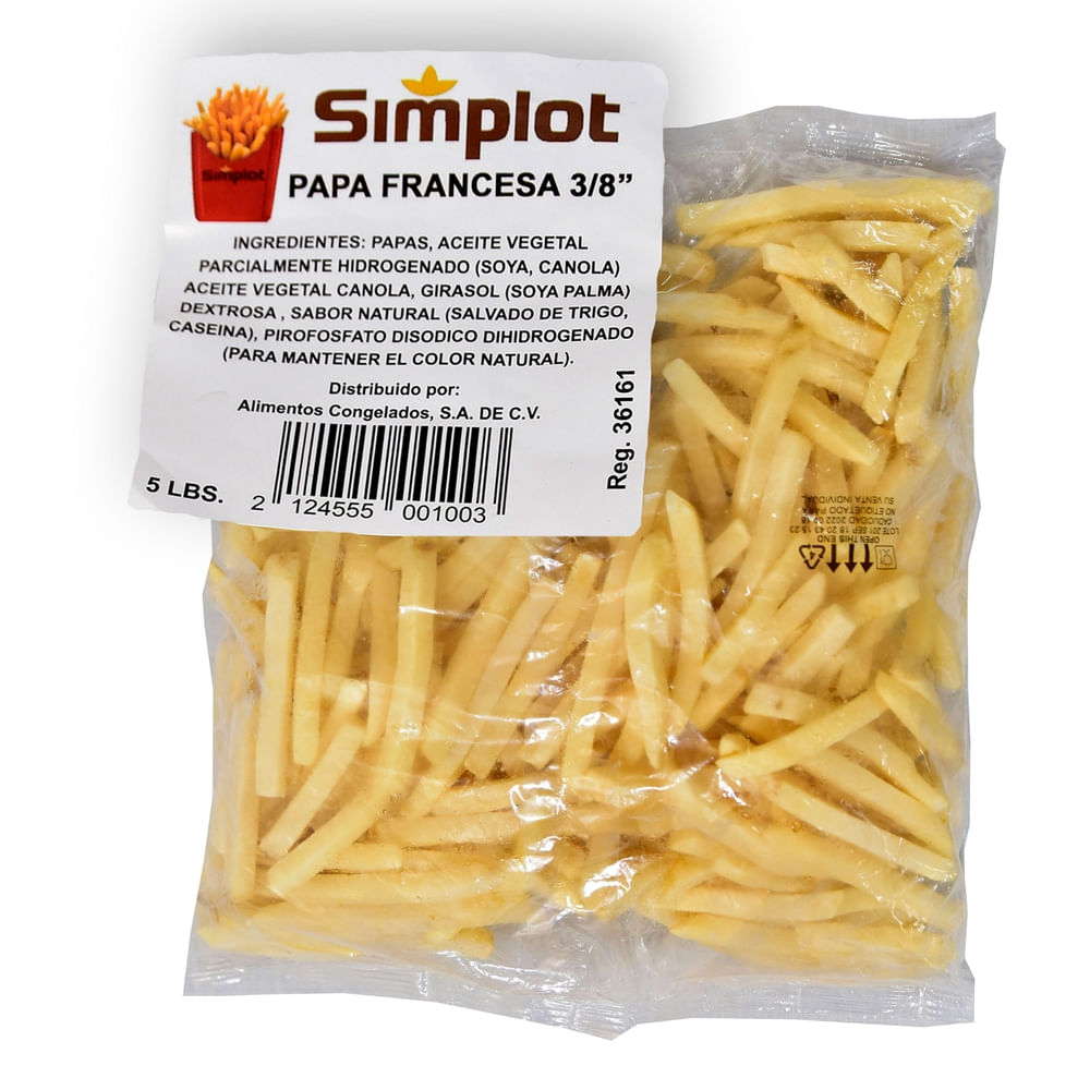 Comprar Papa Congeladas Simplot Francesa - 2267 g | Walmart El Salvador