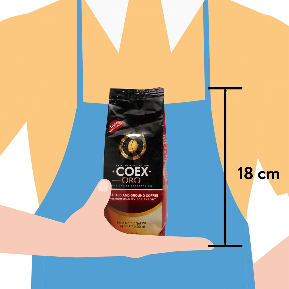 Comprar Café Coex Oro Molido Bolsa 400 g | Walmart El Salvador - Maxi ...