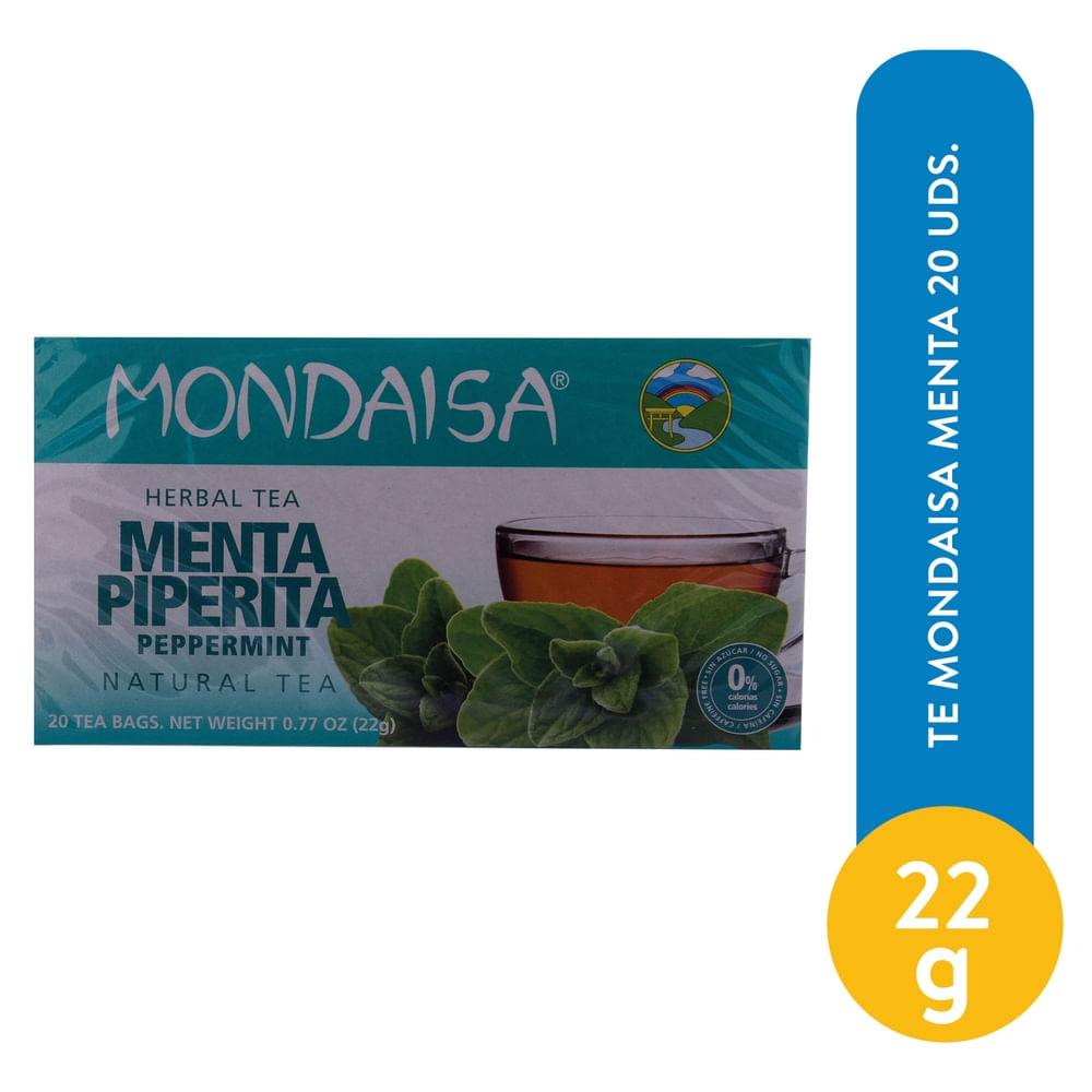 Comprar Té Mondaisa Menta 20 Uds - 22 g | Walmart El Salvador - Walmart ...