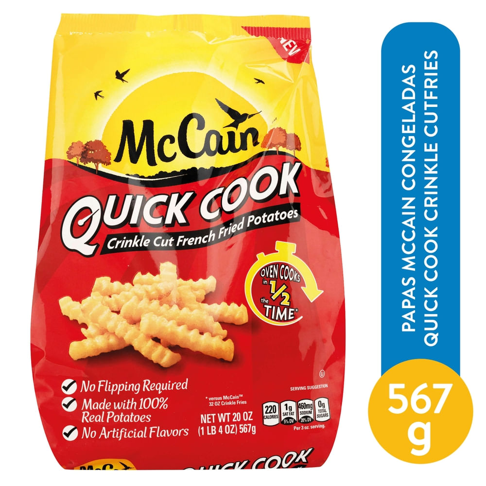 Comprar Papa Mccain Quick Cook Crinkle Cutfries - 567 g | Walmart El ...