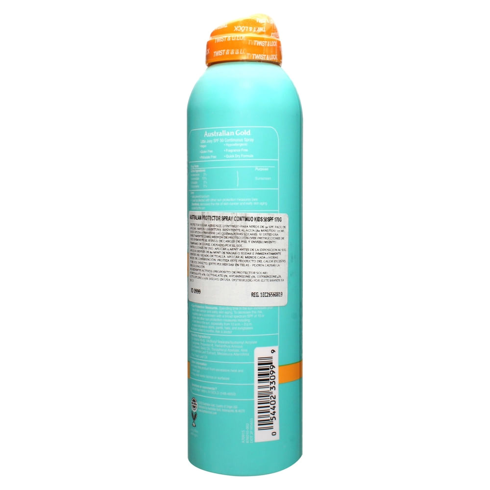 Comprar Australian G 50 Bloqu Contspray Kids 6Oz | Walmart Salvador