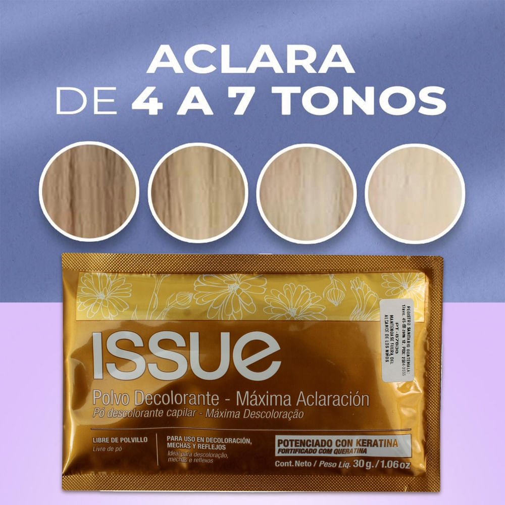Comprar Decolorante Issima Polvo Maxima Aclaracion - 30 g | Walmart ...