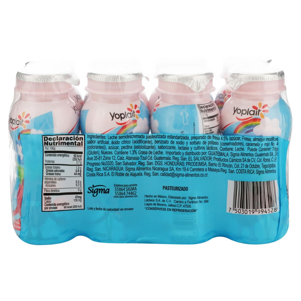 Comprar Yogurt Yoplait Infantil Fresa 8 pack - 800 g | Walmart San ...