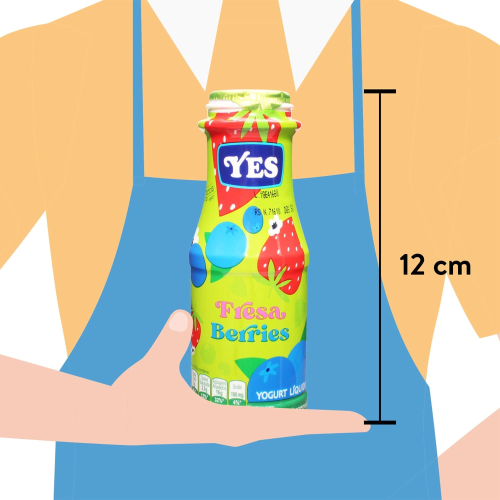 Comprar Yogurt Yes Bebible Fresa Berries - 212 g | Walmart El Salvador ...