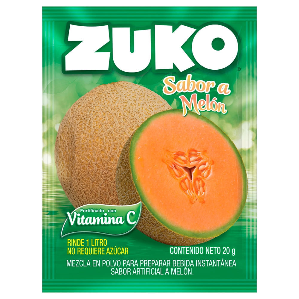 Comprar Bebida En Polvo Instantánea Marca Zuko Sabor Melón, Con ...