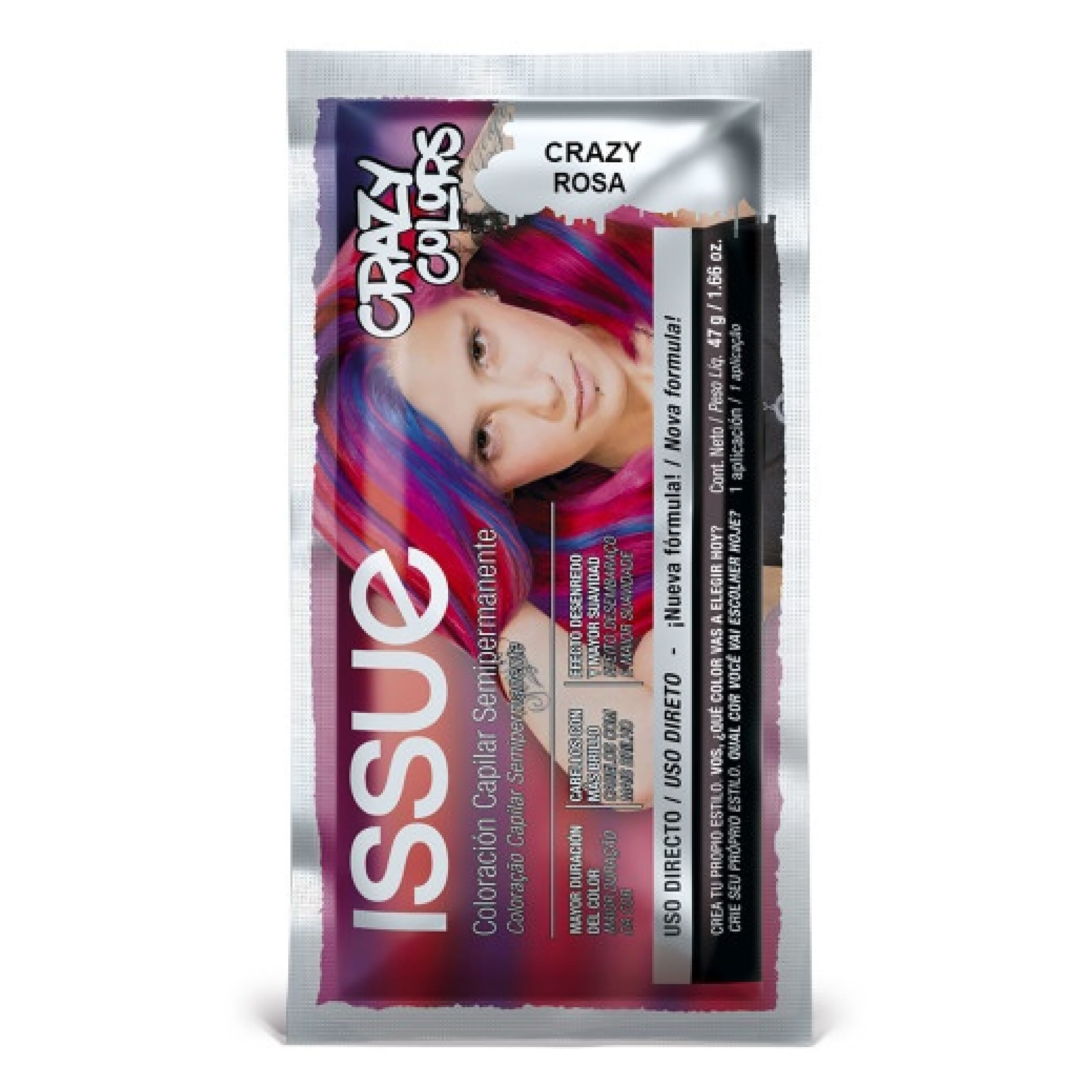 Comprar Issue Tintu Crazy Colors Sach Rosa 47 g | Walmart El Salvador ...
