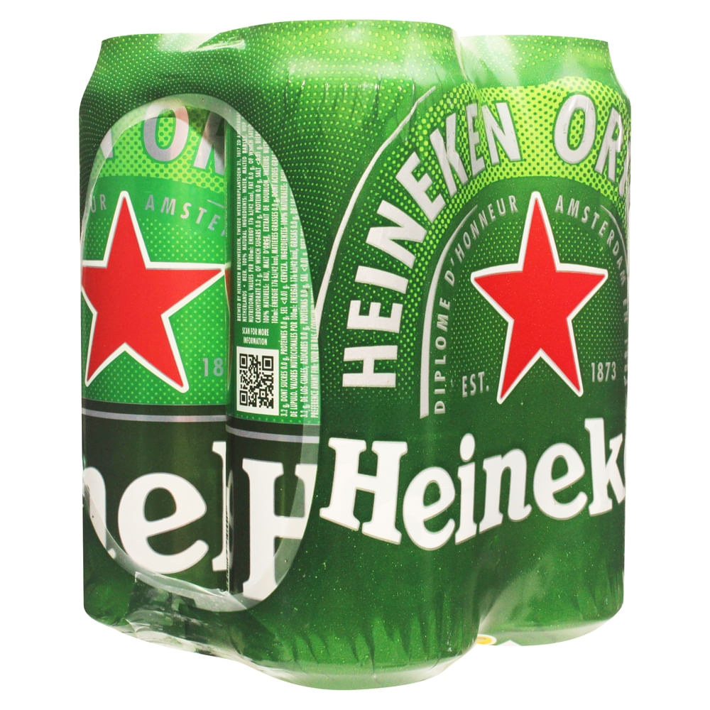 Comprar 4Pack Cerveza Heineken Lata 500 ml | Walmart El Salvador