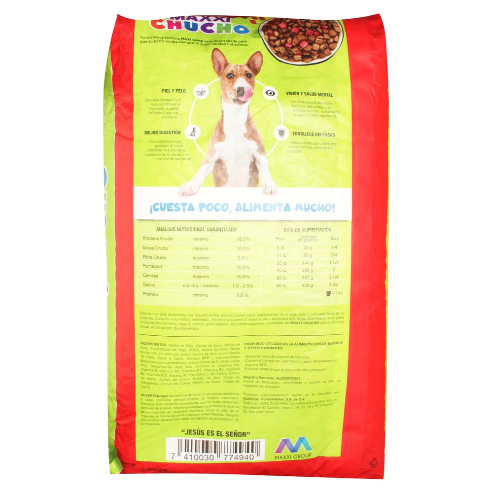 Comprar Alm P Perro Maxxi Chucho Pollo 20Kg | Walmart El Salvador - La ...