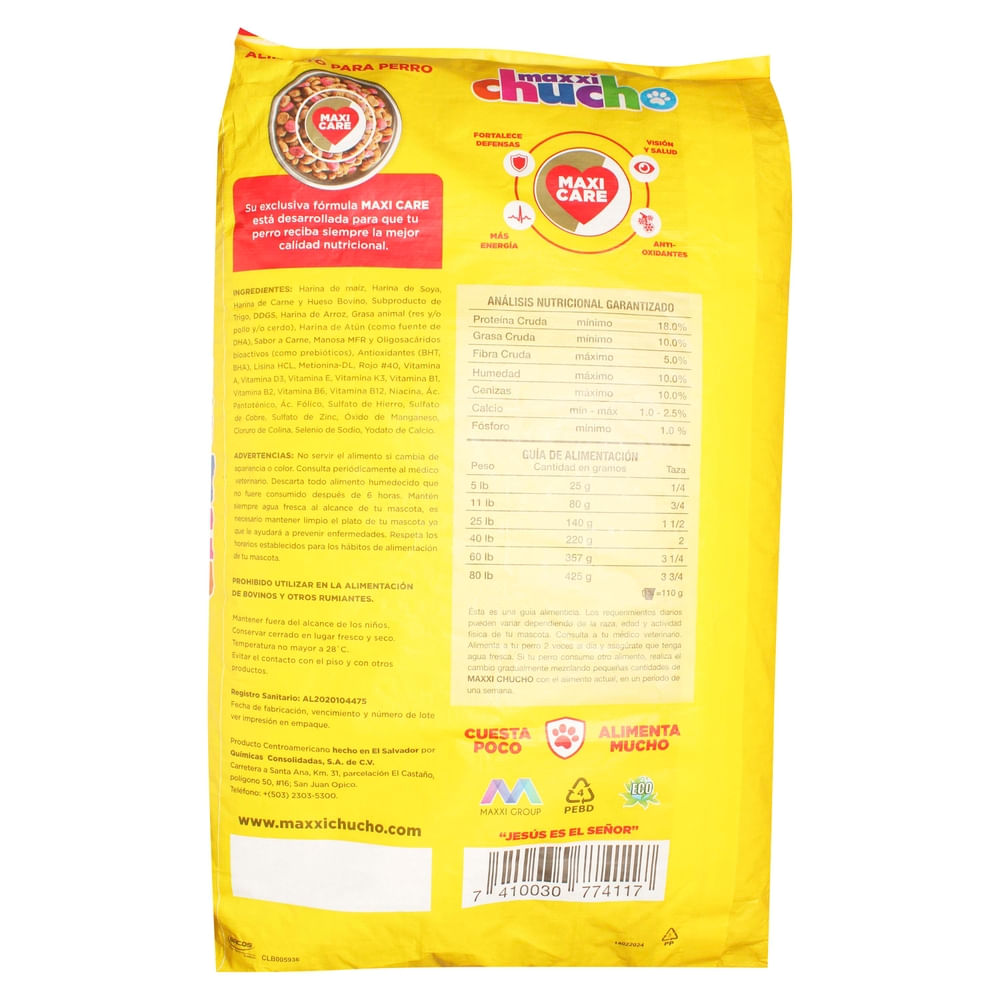 Comprar Alm P Perro Maxxi Chucho Res 20Kg | Walmart El Salvador ...
