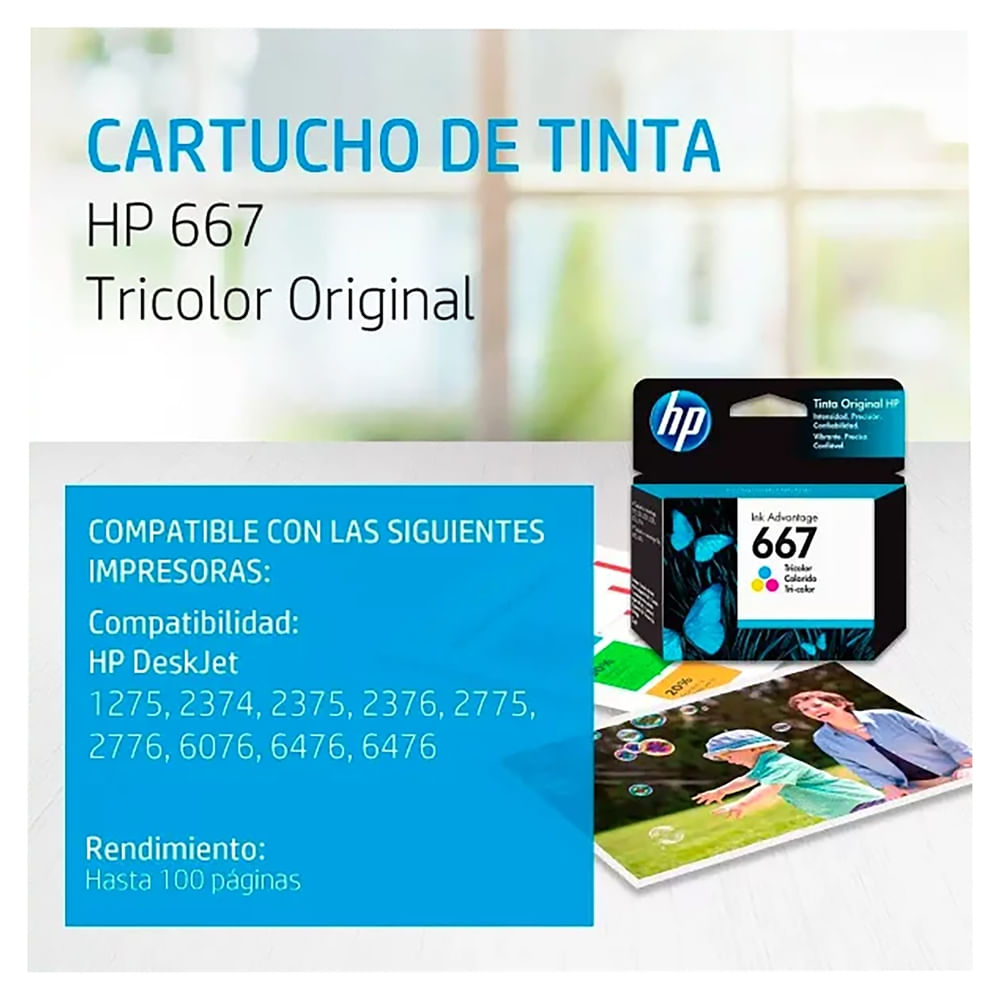 ComprarCartucho De Tinta Hp 667 Color | Walmart Salvador - Maxi ...