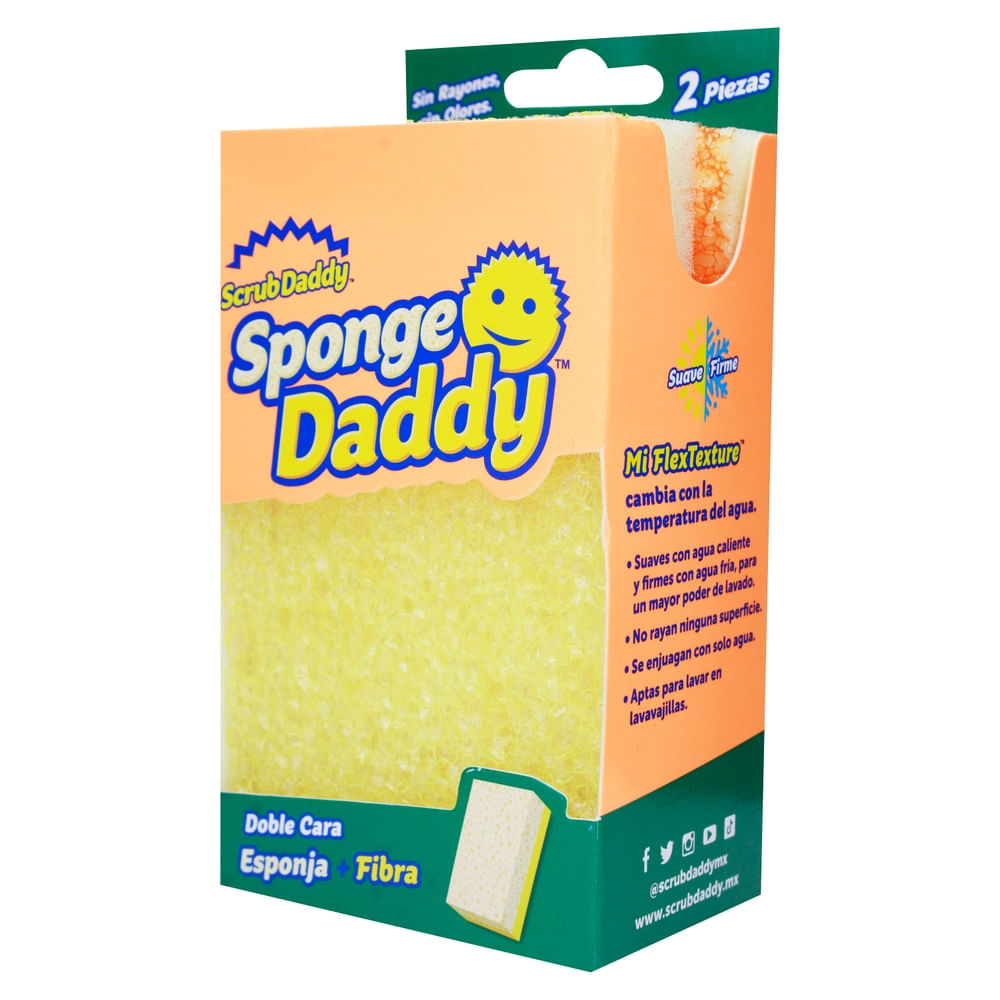 Comprar Fibra Mas Esponja Sponge Daddy - 2 Uds | Walmart Salvador ...