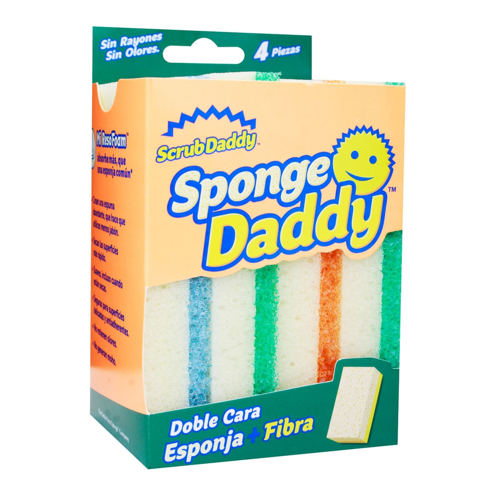 Comprar Fibra Mas Esponja Sponge Daddy 4Ea | Walmart Salvador - Walmart ...