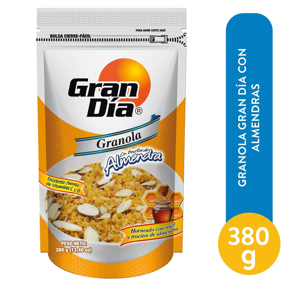 Comprar Granola Gran Día con almendras -380 g | Walmart El Salvador ...