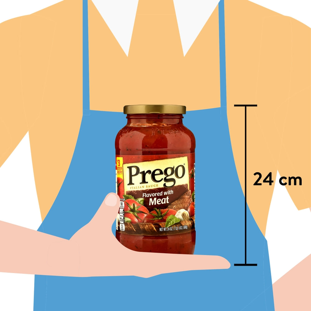 Comprar Salsa Prego De Tomate Carne - 680 g | Walmart San Salvador ...