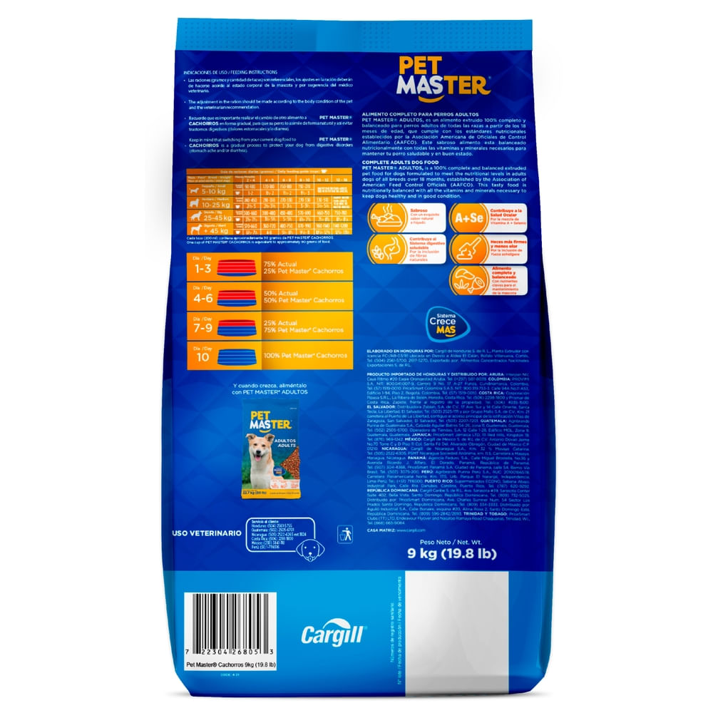 Comprar Alimento Pet Master para perros Cachorros - 9000 g | Walmart El ...
