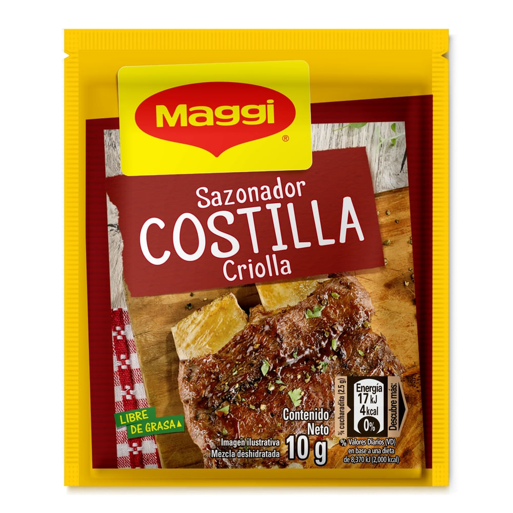 Comprar Consomé Maggi Costilla Criolla 5 Unidades - 50 g | Walmart El ...