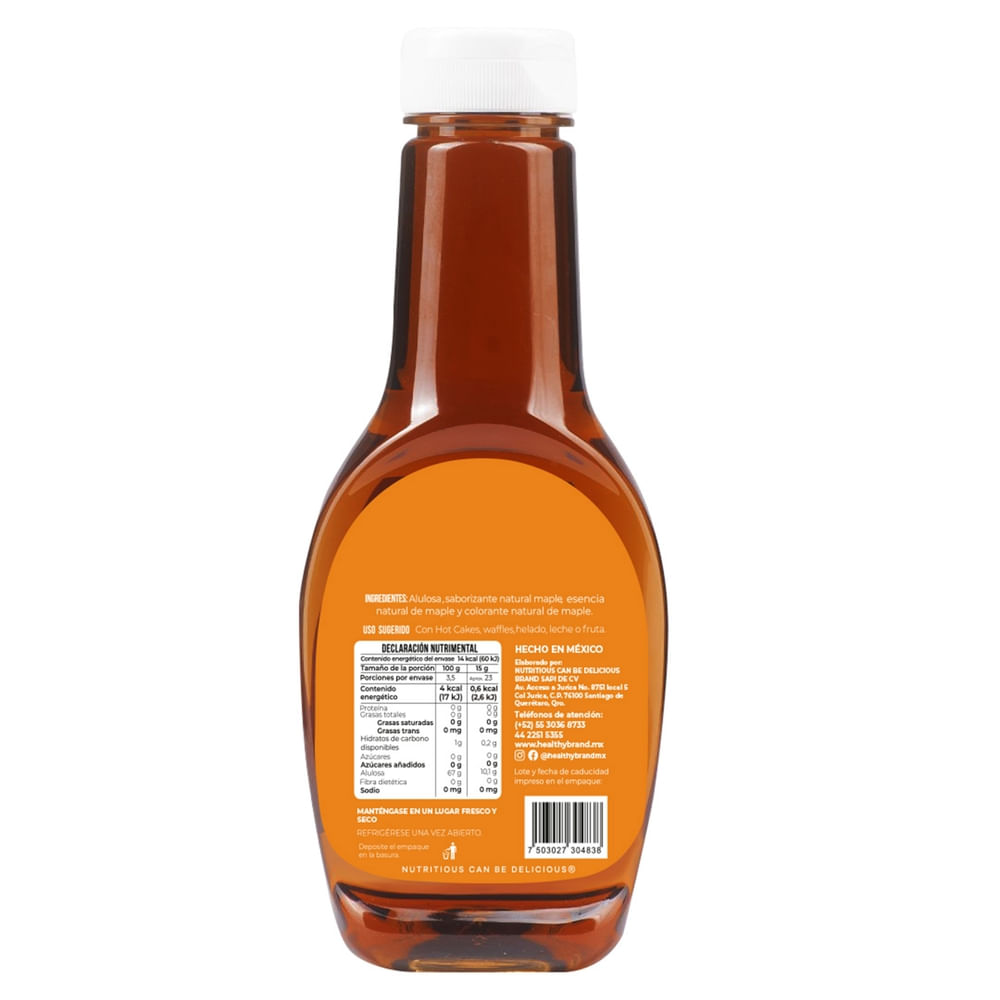 Comprar Jarabe Nutritious Can Be Delicious Alulosa Maple Sin Azúcar ...