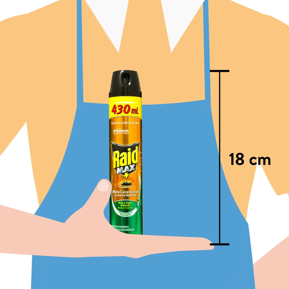 Comprar Insecticida Raid Max Eucalipto Aerosol - 430 ml | Walmart El ...