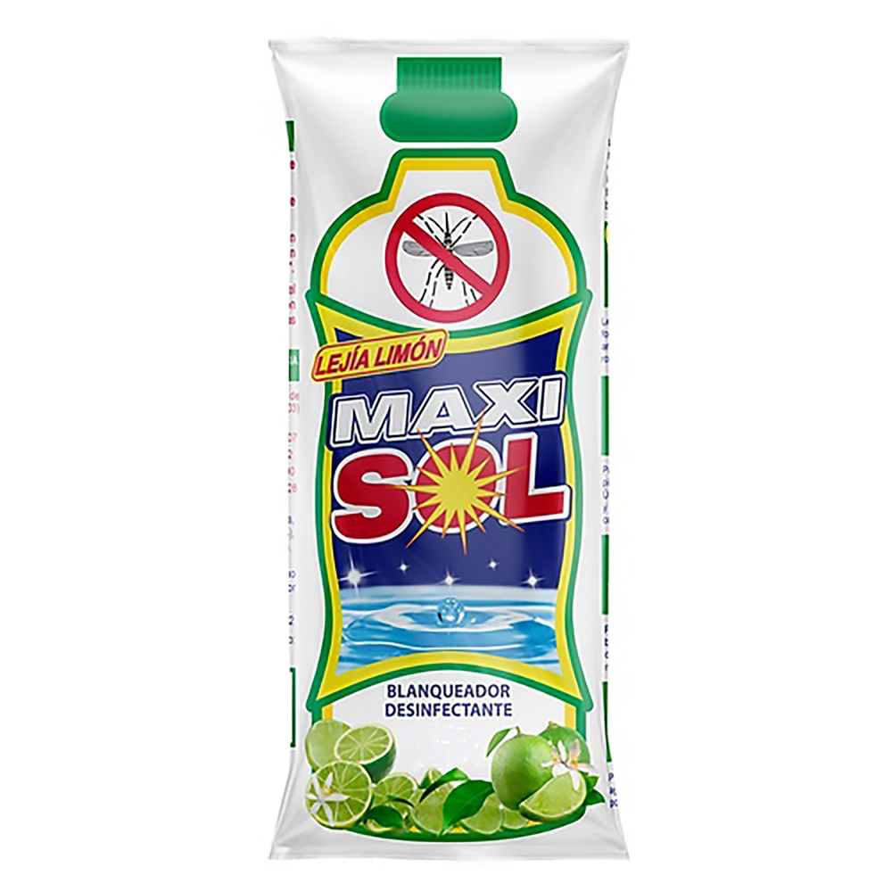 Comprar Lejia Maxisol Limón -200 ml | Walmart El Salvador