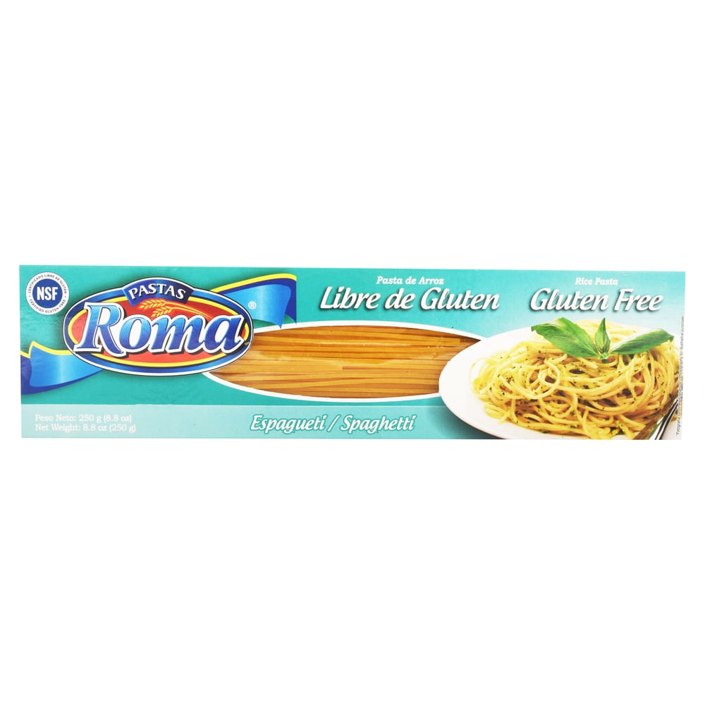 Comprar Pasta Roma espagueti libre de gluten - 250 g | Walmart El Salvador