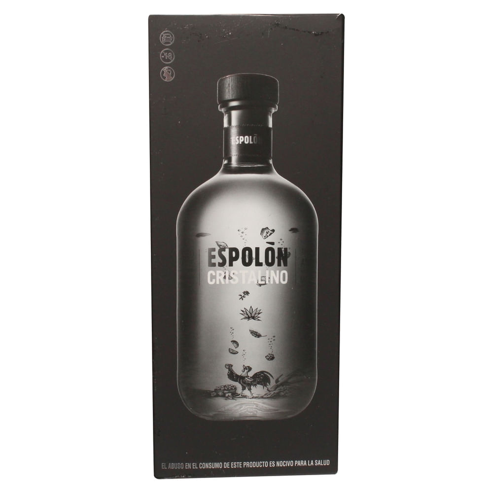 Comprar Tequila Espolon cristalino de agave 35% alcohol - 750 ml ...