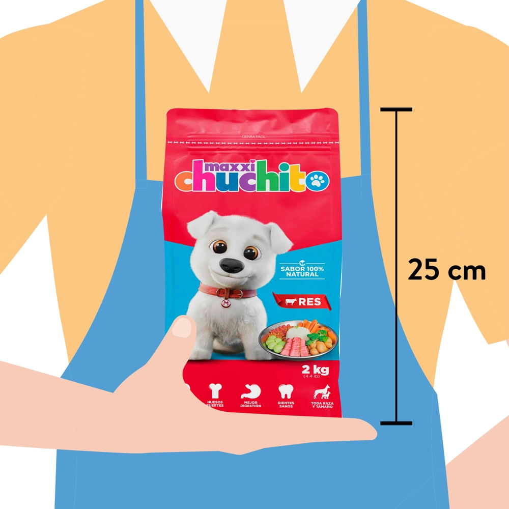 Comprar Alimento Maxxi Chuchito Cachorro Res - 2 kg | Walmart El ...
