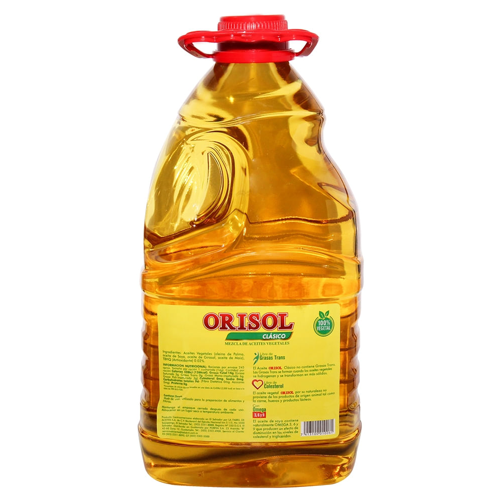 Comprar Aceite Orisol Clasico Vegetal 3785 -41 ml | Walmart Salvador ...