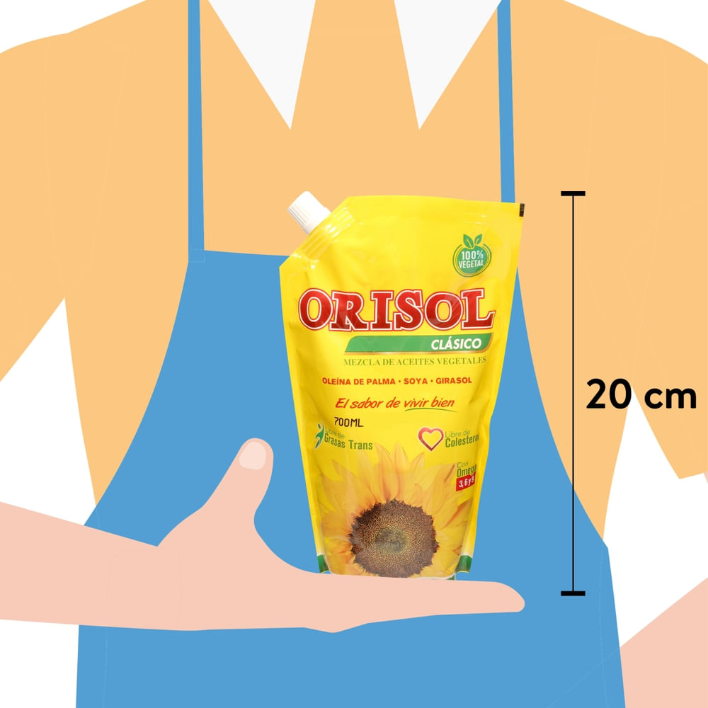 Comprar Aceite Orisol Clasico Econopack - 750 ml | Walmart Salvador ...