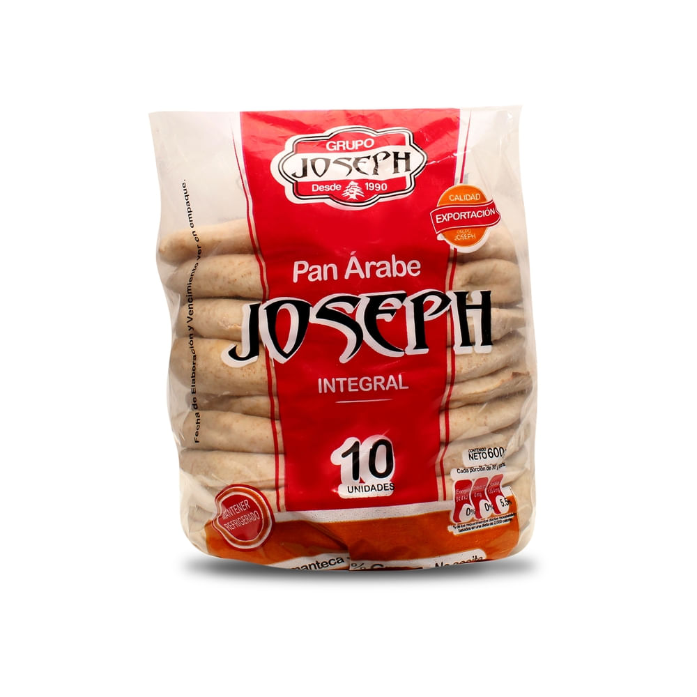 Comprar Pan Joseph Arabe 10 Unidades - 600 g | Walmart El Salvador