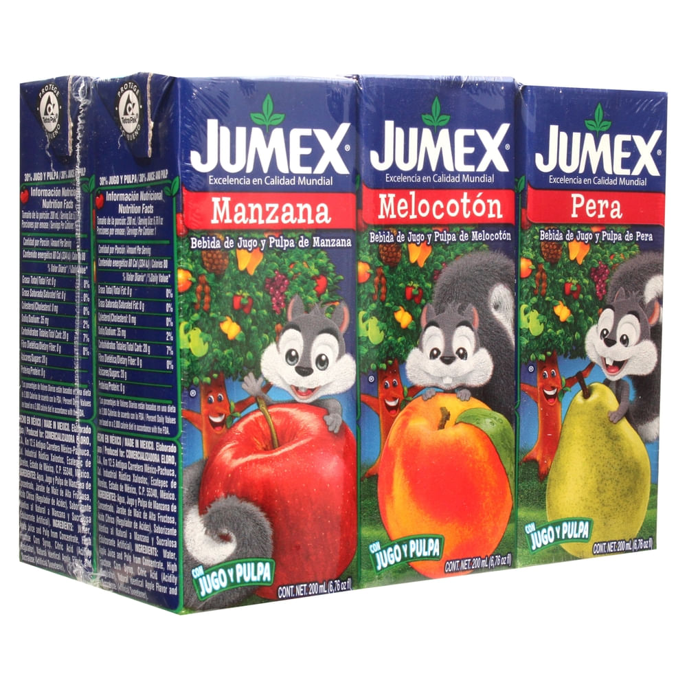 Comprar Nectar Jumex Tetra Surt 6Pack 200 ml | Walmart Salvador - Maxi ...