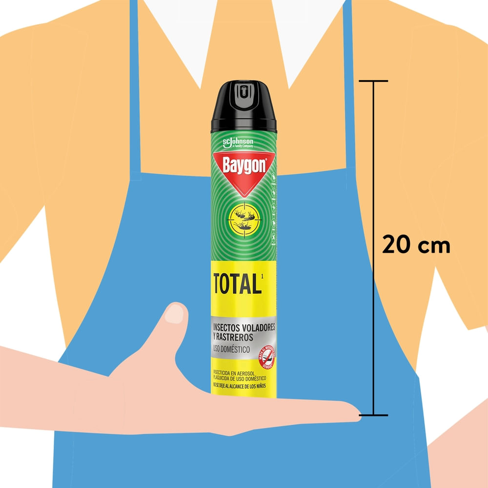 Comprar Insecticida en Aerosol Baygon Total Mata Insectos Voladores y ...